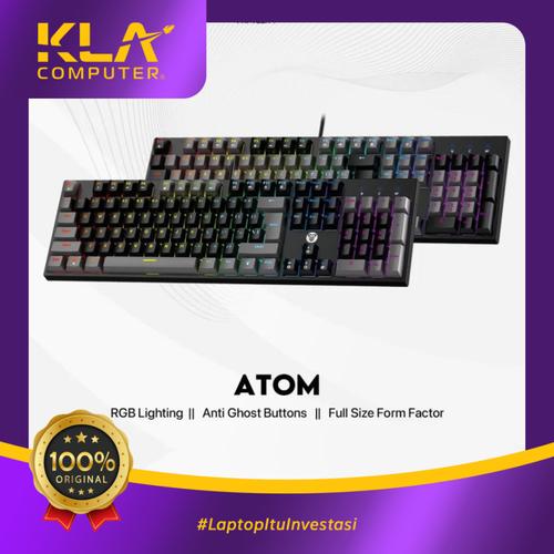 Jual Fantech ATOM MK886 Full Keys RGB Mechanical Keyboard Gaming - Black, Red - Kab. Sleman ...