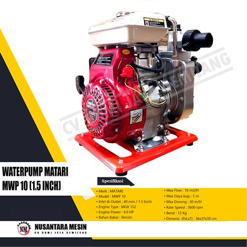 Jual MESIN POMPA AIR IRIGASI MATARI MWP 10 (1.5 INCH) - Kota Surabaya ...