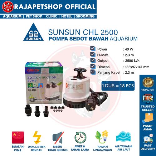 Jual ( POMPA AIR ) SUNSUN CHL 2500/3000 WATER PUMP KOLAM AQUARIUM - CHL 3000 - Kota Surabaya ...