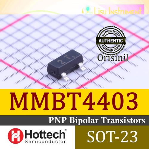 Jual MMBT4403 40V 600mA PNP Bipolar Transistor 2T SOT-23 Hottech ORIGINAL - Kota Depok - Lisu ...