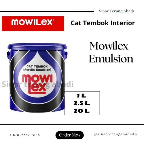Jual MOWILEX EMULSION BASE A 2,5 LTR PC-020 WHITE STONE - Kota Bandung ...