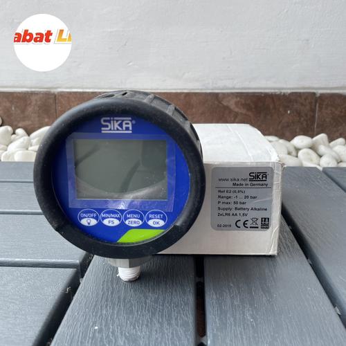 Jual SIKA D2 Digital Pressure gauge dengan Datalogic D2-1-20BAR-LOG ...