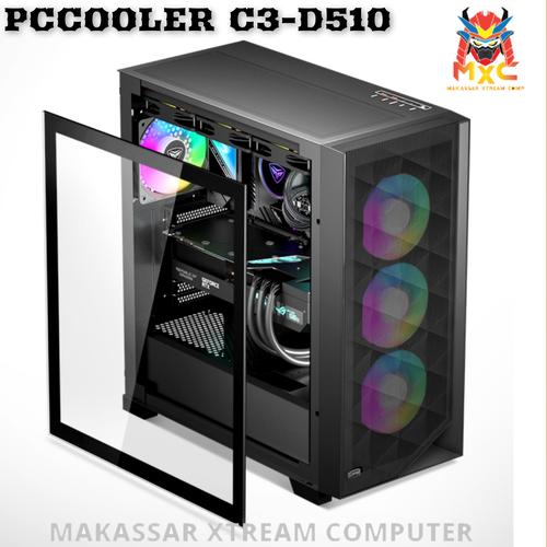 Jual CASING PC PCCOOLER C3 D510 E-ATX FREE 3 FAN - BLACK - Kota ...