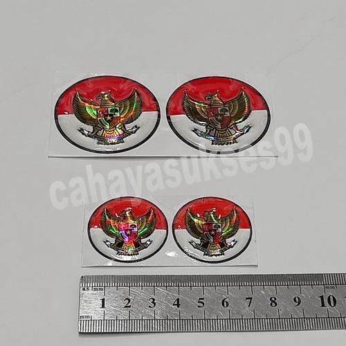 Jual Sticker Timbul Merah Putih Garuda Indonesia Bendera Emblem Motor ...