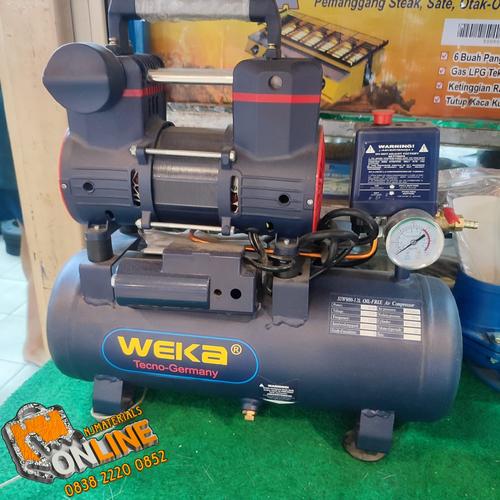 Jual Kompresor Angin Silent 12 Liter 1,3 Hp WEKA Oiless Compressor ...