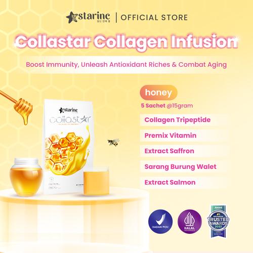 Jual Collagen Infusion Tripeptide Honey 5 Sachets Collastar STARINC ...