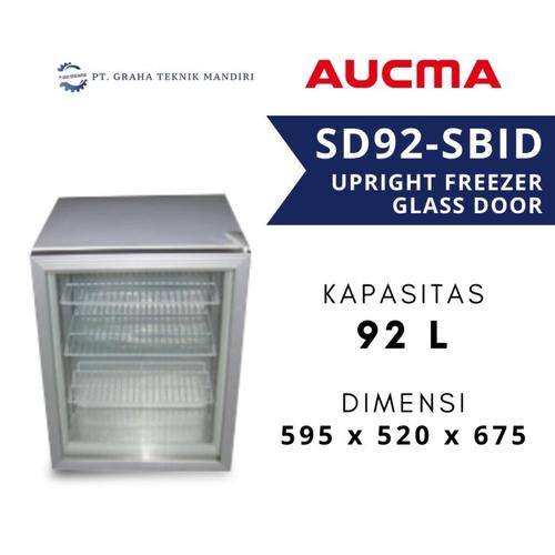 Jual Aucma Upright Freezer Glass Door SD92-SBID - Kab. Bogor - Graha ...
