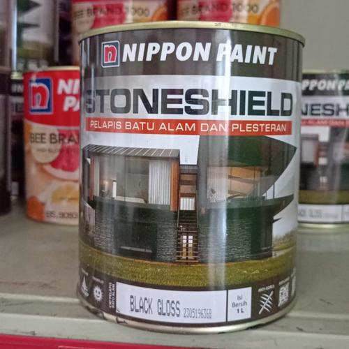 Jual Cat Nippon Paint Stoneshield Black Gloss 1L - Jakarta Utara ...