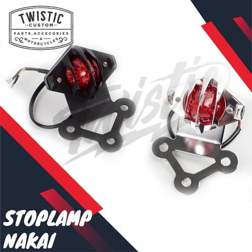 Jual Stoplamp Lampu Rem Stop LED Nakai Motor Bobber Chopper Universal ...