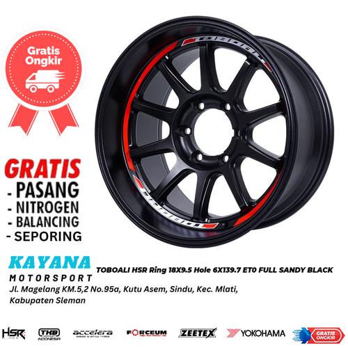 Jual Velg Mobil HSR Toboali R18 Baut 6x139,7 Velg R18 Mobil Pajeo ...