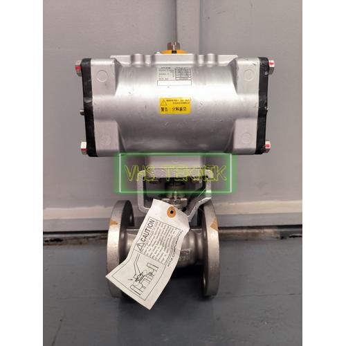 Jual BALL VALVE KITZ 10UTB SS304 JIS10K 1" + ACTUATOR PNEUMATIC KITZ FA ...
