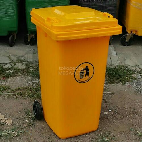 Jual TEMPAT SAMPAH PLASTIK HDPE / UKURAN 120 LITER,WARNA KUNING - Kab. Bogor - CV .cahaya ...