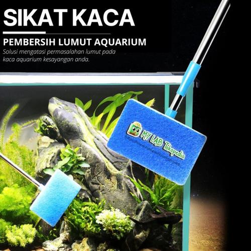 Promo Sikat Pembersih Kaca Aquarium Panjang 50cm sampai 90cm ...