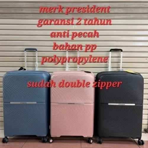 Jual Koper President 1918 20 inch Cabin dan 24 inch Bagasi Kunci TSA ...