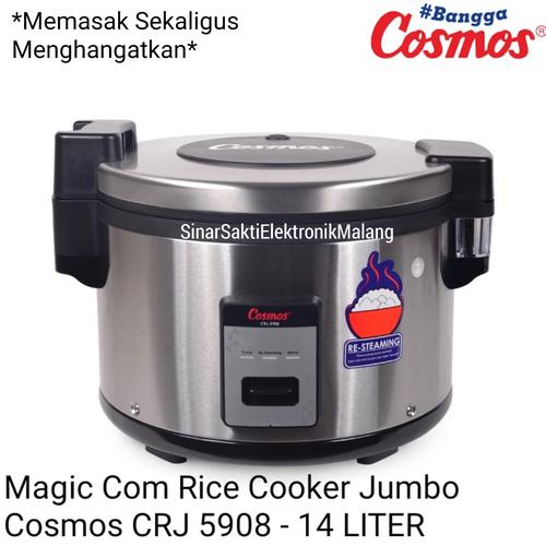 Jual Magic Com Rice Cooker Cosmos Jumbo CRJ 5908 14 Liter Kapasitas ...