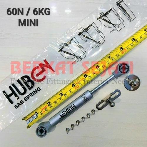 Jual Gas Spring MINI 6" x 60 N / Pegas Hidrolik Pintu Lemari Kitchen ...