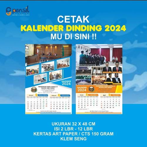 Jual Cetak Kalender Dinding 2024 - Kota Semarang - pensilgrafika ...