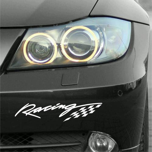 Jual cutting sticker mobil racing / sticker bumper mobil / variasi top ...