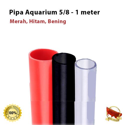 Jual Pipa Aquarium Hitam dan Merah Filter PVC 5/8 - 1 meter - Kota ...