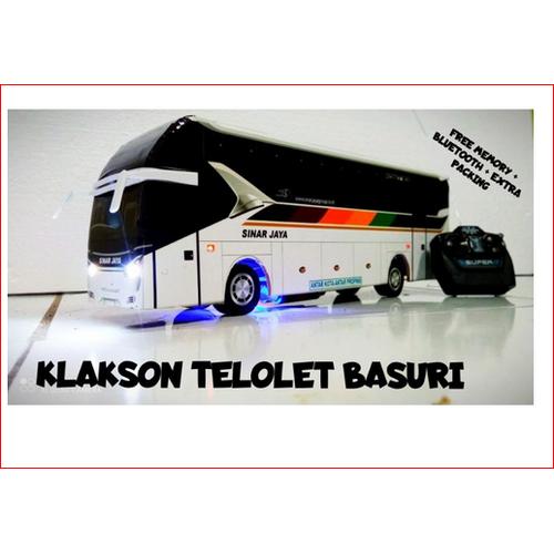 Promo Mainan Miniatur Mobil Bus Anak Sinar Jaya Telolet Rc Remot Full ...
