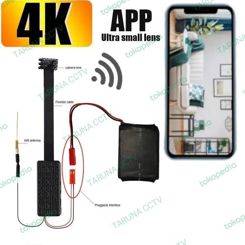 Promo Spy Cam App LookCamPro IP Camera 8MP CCTV Mini Infra Red Smart ...