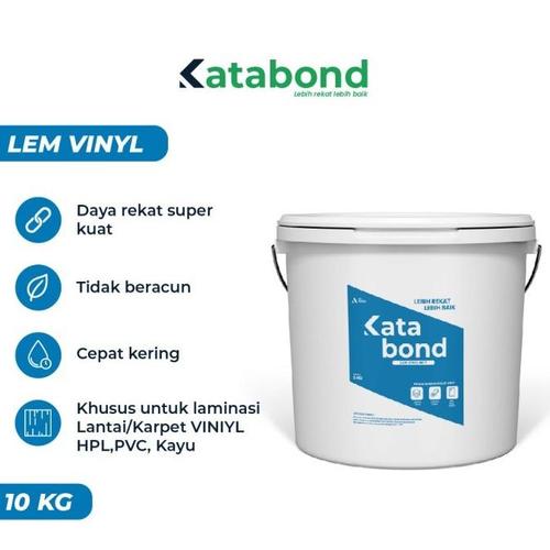 Jual Lem Putih, Lem Lantai Vinyl Katabond 8817 Botol Biru 20 Kg Warda ...
