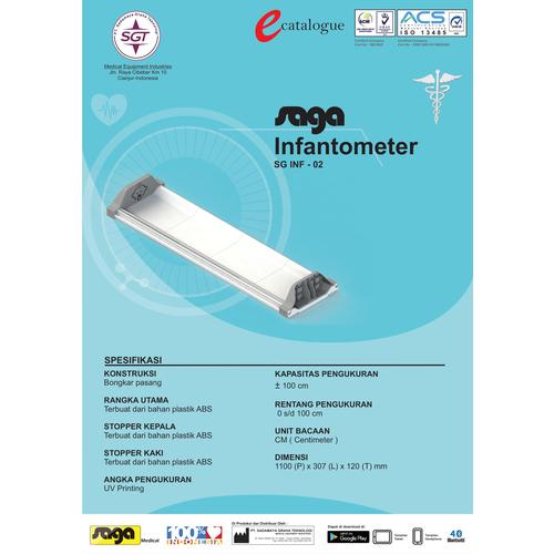 Jual SAGA Infantometer Board/ Alat Ukur Panjang Badan Bayi - Kab ...