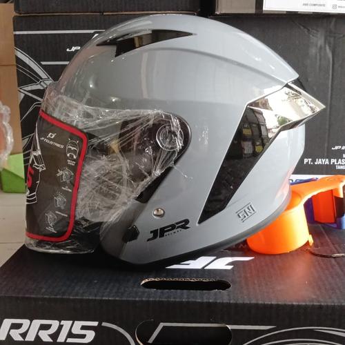 Jual HELM JPR RR15 STONE GREY ORIGINAL - stone grey, M - Kota Semarang ...