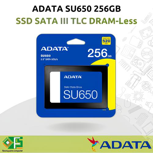 Jual ADATA SU650 256GB | SSD 256 GB Sata III 6GB/s 2,5" Resmi - Kota ...