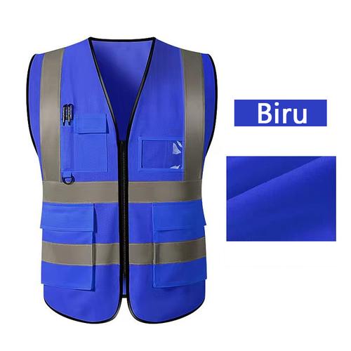 Jual Safety Vest Proyek Polyester / Rompi proyek Safety Polyester ...