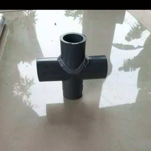 Jual tee plus 1 inchi tee cross 1 in sambungan pipa 1 inchi T cross ...