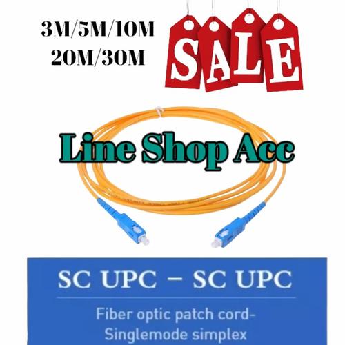 Jual Kabel Patchcord Fiber Optic 1,5 Meter Sc Sc Fiber Optik Internal - 30 Meter - Jakarta Pusat ...
