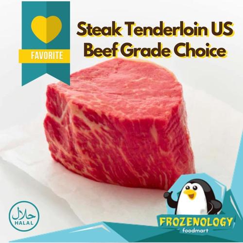 Jual Steak Tenderloin USDA Beef Grade Choice I Us Black Angus Beef ...