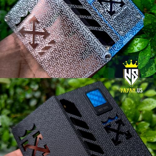 Jual centaurus b80 panel Acrylic motif offwhite crown pattern - Clear ...