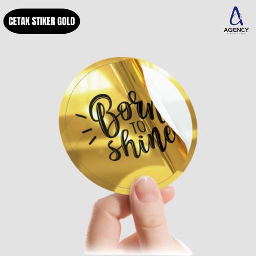 Jual Cetak Print Stiker Sticker Label Gold A3+ - Kota Bandung - agency ...