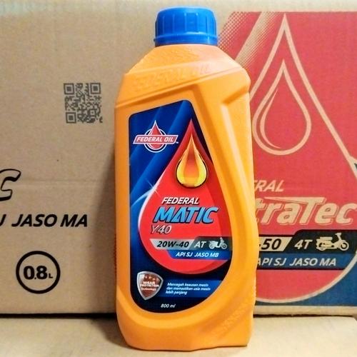 Jual OLI MESIN MOTOR MATIC FEDERAL Y-MATIC Y MATIC YMATIC 20W-40 800 ML - Kota Surabaya ...