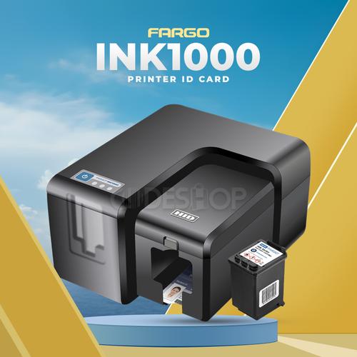 Jual Printer ID Card Fargo INK1000 Inkjet Thermal Cetak Kartu Satu Sisi ...