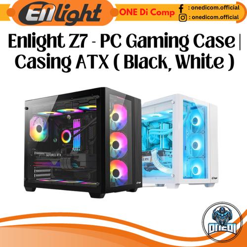 Jual Enlight Z7 - PC Gaming Case | Casing ATX ( Black, White ) - Kota ...