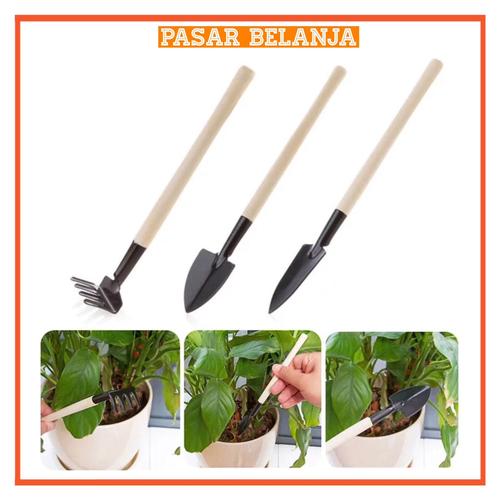 Jual Alat Sekop Mini P271726 Sekop tamanan 3 in 1 set - Panjang - Kota ...