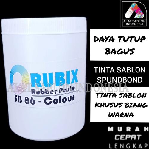 Jual TINTA SABLON RUBBER SB 86 RUBIX COLOUR 1KG - Jakarta Utara - Alat ...