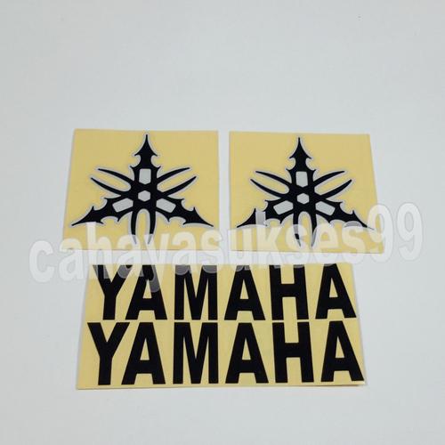Jual Sticker YAMAHA 12cm Stiker Motor Logo Yamaha Retro Tribal Garpu ...