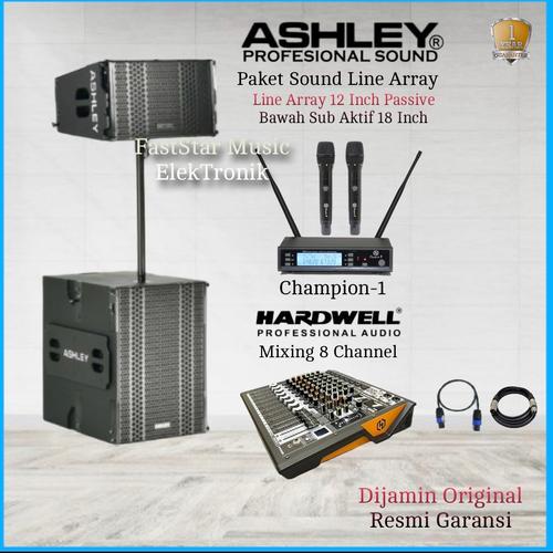 Jual Paket Sound System Ashley Line Array 12 Inch Passive + Sub Ashley ...