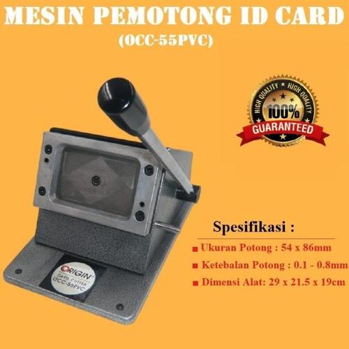 Jual ST Alat Potong ID Card / Plong ID Card / PVC Card Cutter Origin ...