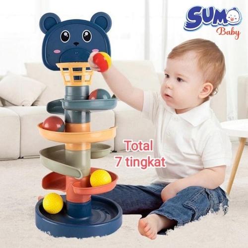 Promo Mainan Edukasi Anak Bayi Puzzle Rolling Ball Rotating Seluncuran Bola - Jakarta Barat ...