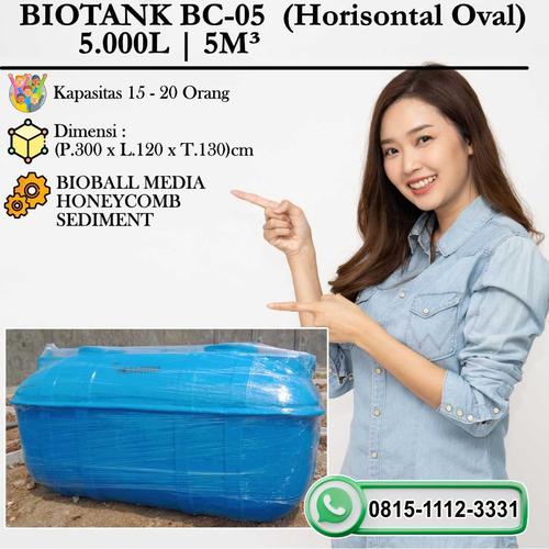 Jual Septictank Biotech Biotank Kapasitas 5000 Ltr 5m3 / Biofil Biotech ...