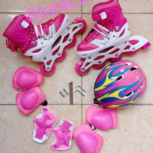 Jual Sepatu Roda Anak Anak Roda Bajaj Roda Inline Skate Inline - Hitam ...