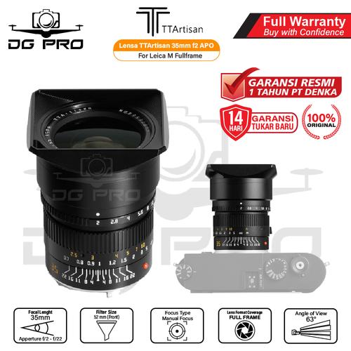 Jual TTArtisan 35mm f2 APO Leica M Fullframe TT Artisan Full Frame ...