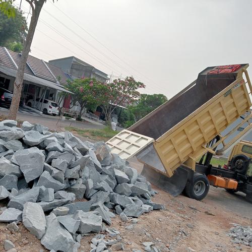 Jual batu seprit batu belah pasir Rangkas pasir cor beton bata merah ...