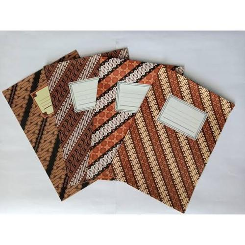 Jual Map karton batik Ukuran Folio / stop map dokumen bisnis file merk ...