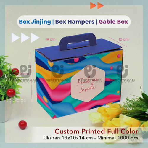 Jual CETAK BOX JINJING FULLCOLOR Custom Desain uk 19X10X14 CM | GABLE ...